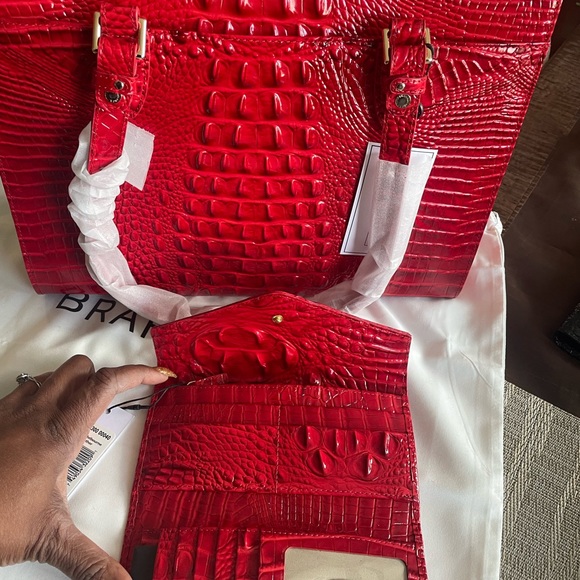 Brahmin | Bags | New Brahim Red Bag And Wallet | Poshmark